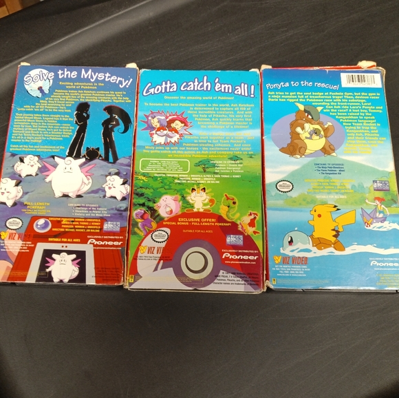 PIONEER | Media | Vintage Pokemon Vhs Tape Lot | Poshmark